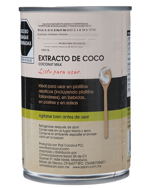 Leche sabor a coco Thai Coco 2