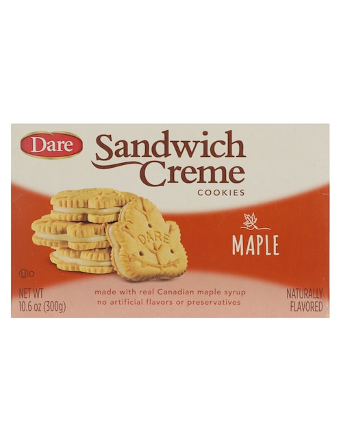 Galletas de maple Dare Sandwich Creme 1