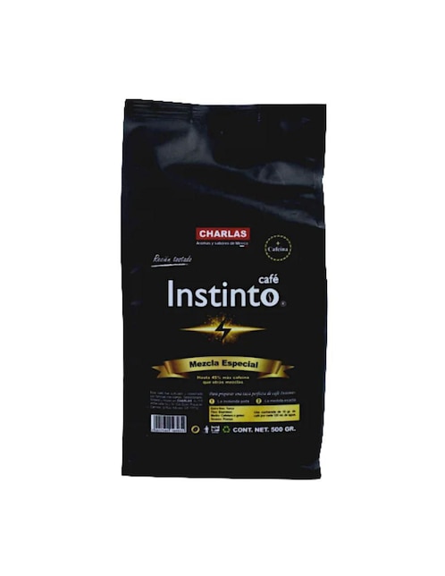Café de grano sabor tostado de México Charlas Café Instinto 500 g 1