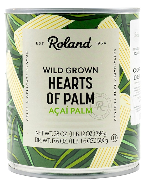 Conserva de palmitos Roland 1