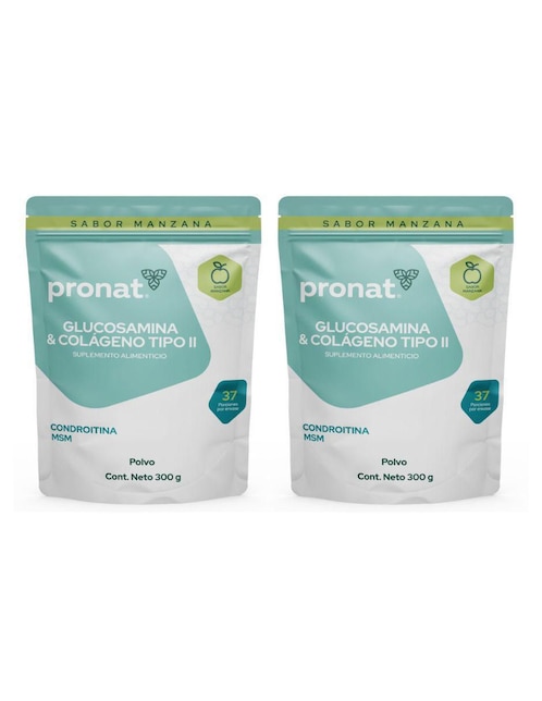 Kit de suplementos alimenticios Glucosamina & Colágeno Tipo 2 - Pronat ...