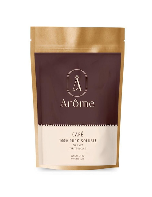 Café soluble sabor tostado de México Arome Café Gourmet 1 kg 1