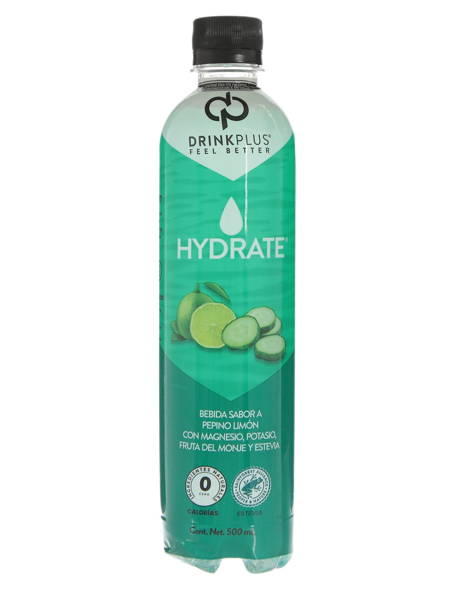 Agua infusionada Drink Plus sabor Pepino y limón