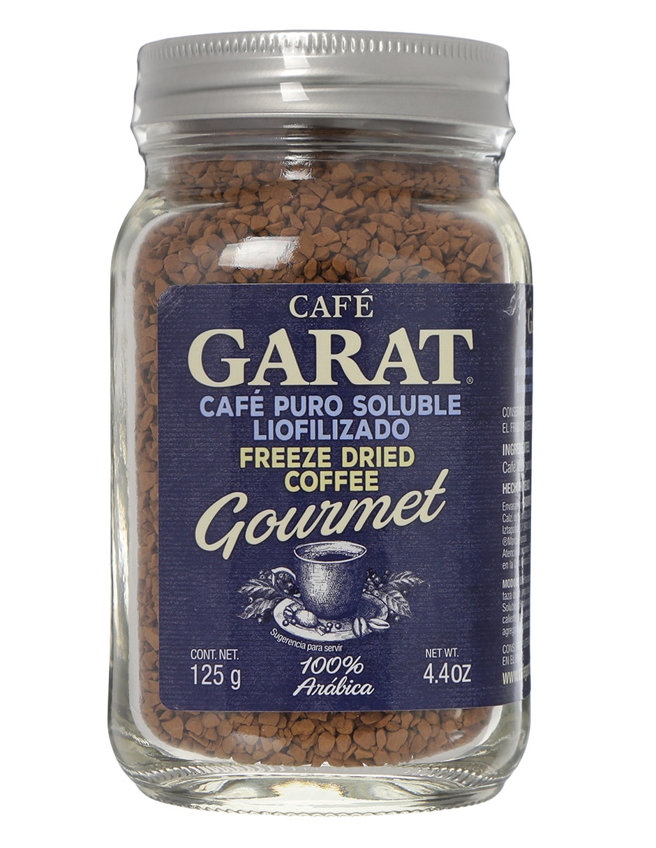 Café soluble sabor natural de México Garat 125 g