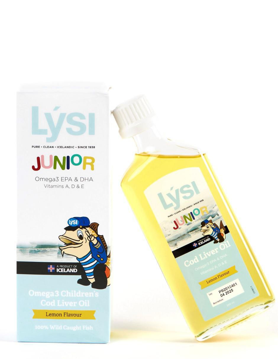 Omega 3 Lysi Jr Aceite de Hígado de Bacalao Lysi sabor limón